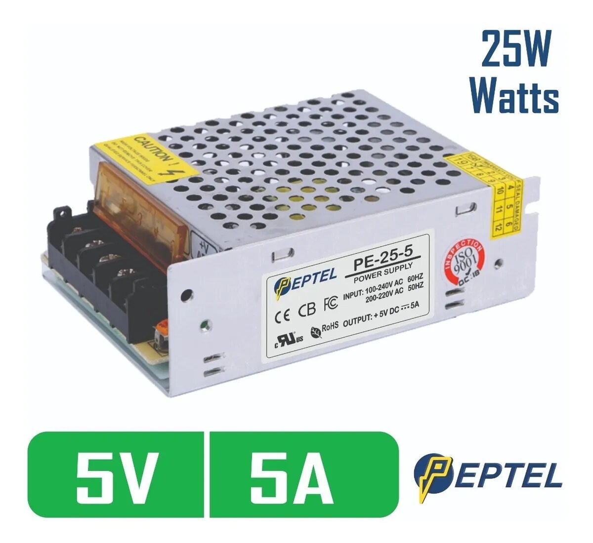 Fuente de poder switching 220V AC / 5V DC 5A 25W – Jupe